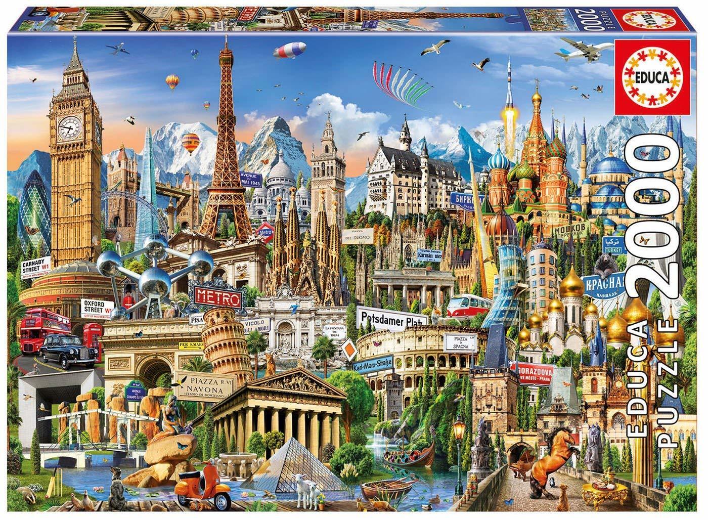 Buy Educa Europe Landmarks Puzzle 2000pc