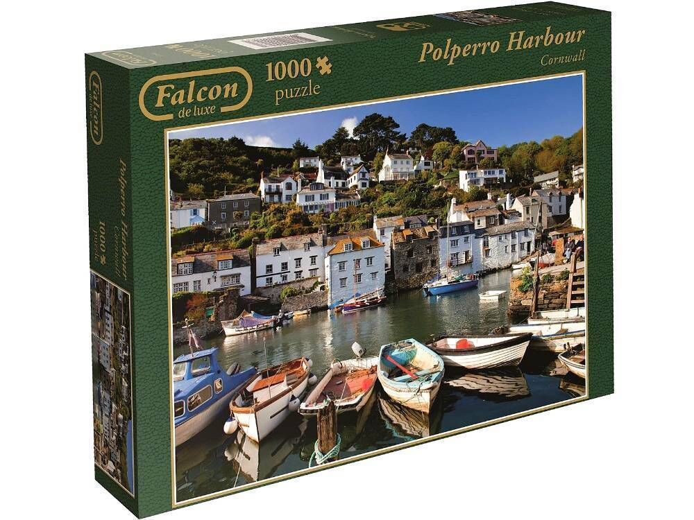 Buy Jumbo - Polperro Harbour, Cornwall Puzzle 1000pc