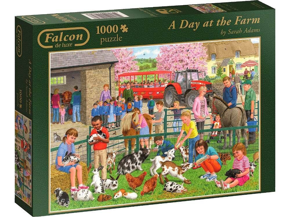 Buy Jumbo - A Day at the Farm Puzzle 1000pc