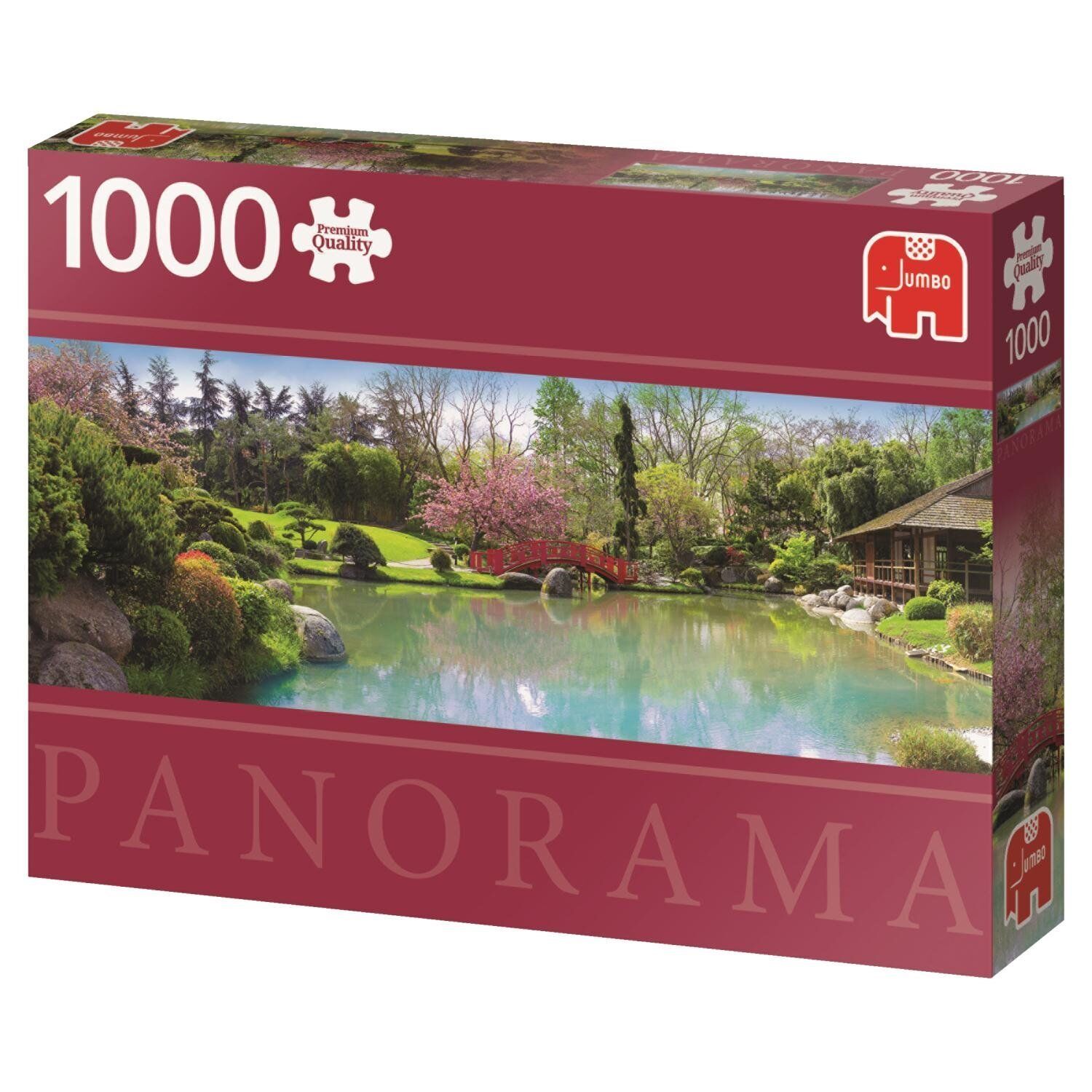 Buy Jumbo - Colourful Garden Panorama Puzzle 1000pc