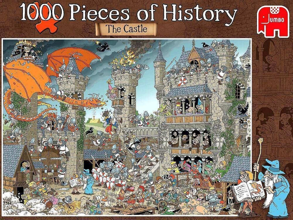 Buy Jumbo - Pieces of History - Castle Puzzle 1000pc Buy Jumbo - Pieces of History - Castle Puzzle 1000pc