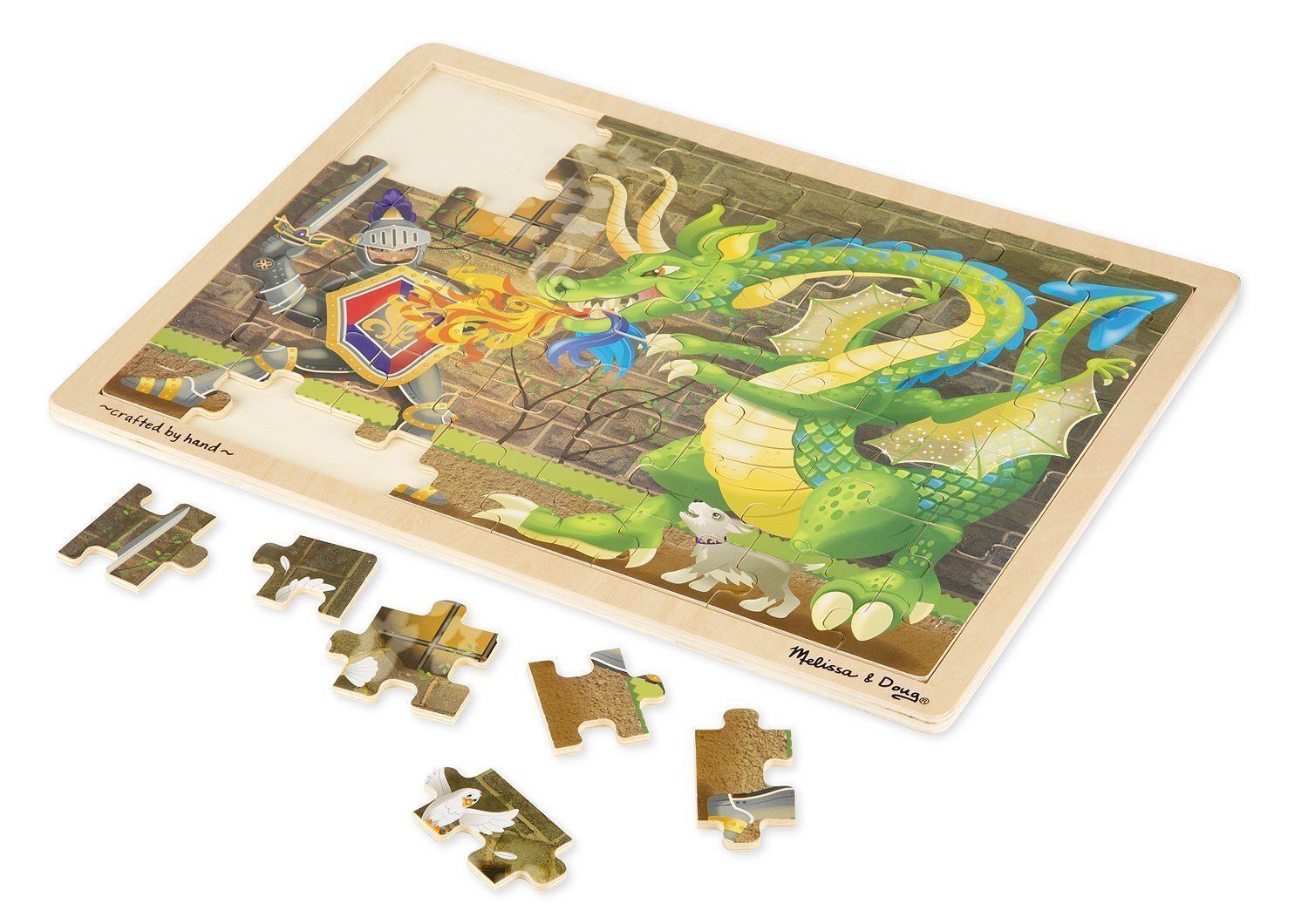 Buy Melissa And Doug Knight And Dragon Jigsaw 48pc