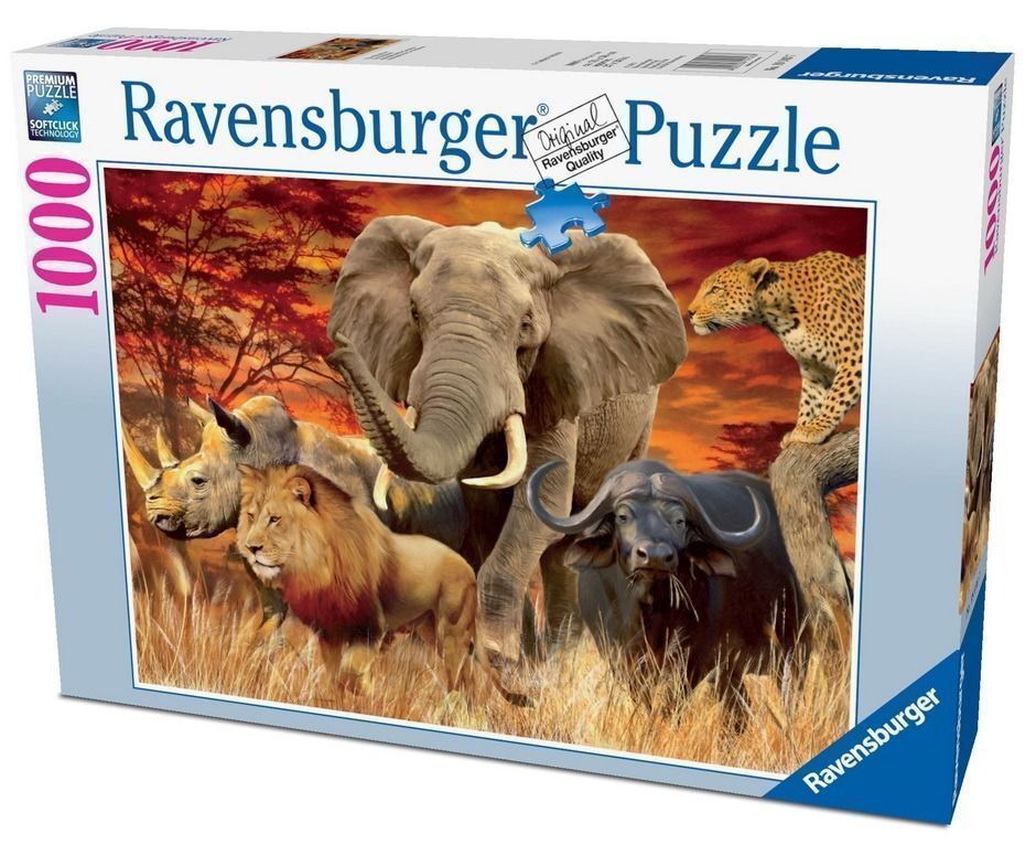Buy Ravensburger The Big Five Puzzle 1000pc buy-ravensburger-the-big-five-puzzle-1000pc