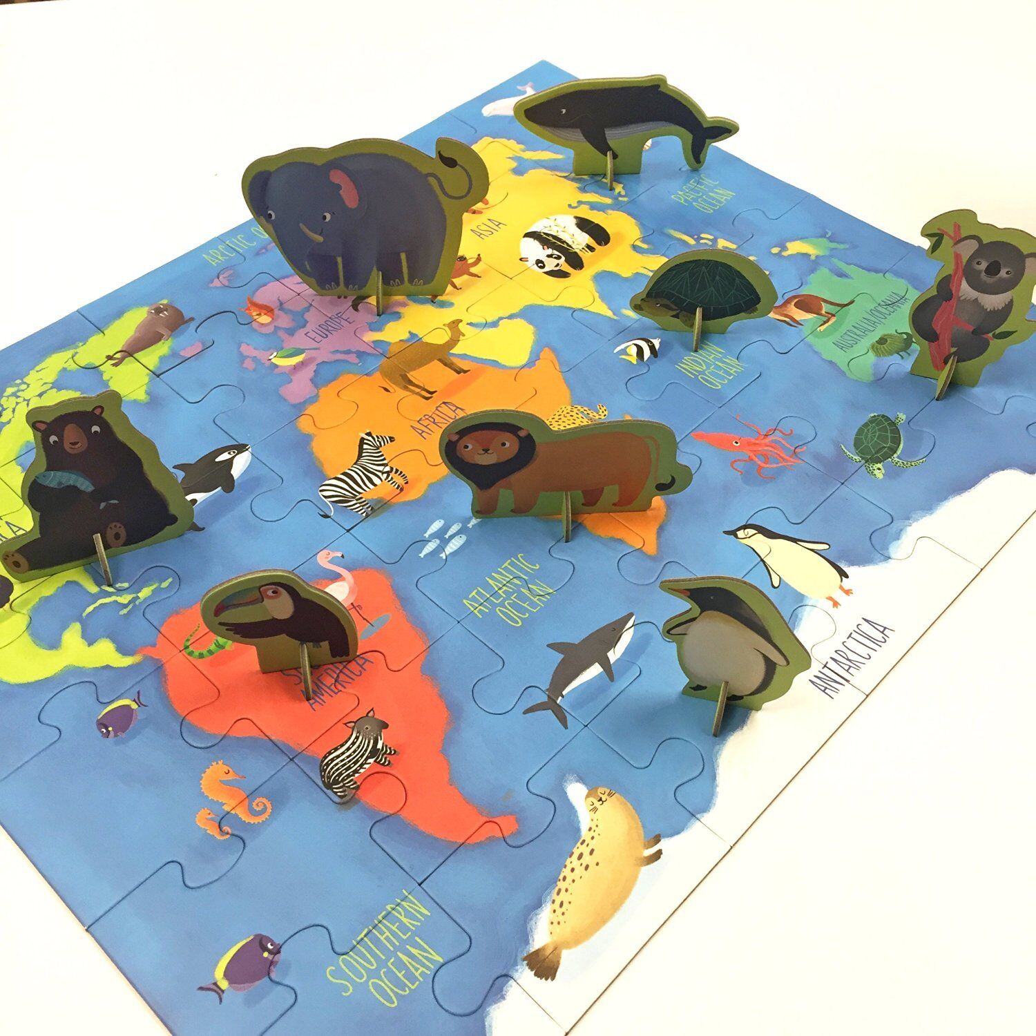 Buy Mudpuppy - Puzzle Play Set - Animals of the World