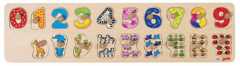 Buy GOKI - Learn to Count Peg Puzzle