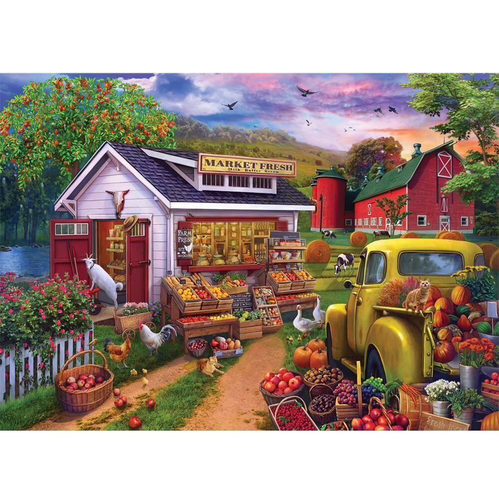 Buy Holdson - Pickups & Produce Market Fresh Large Piece Puzzle 500pc