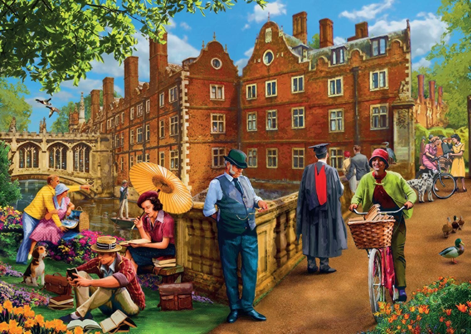 Buy Jumbo - An Afternoon in Cambridge Puzzle 1000pc