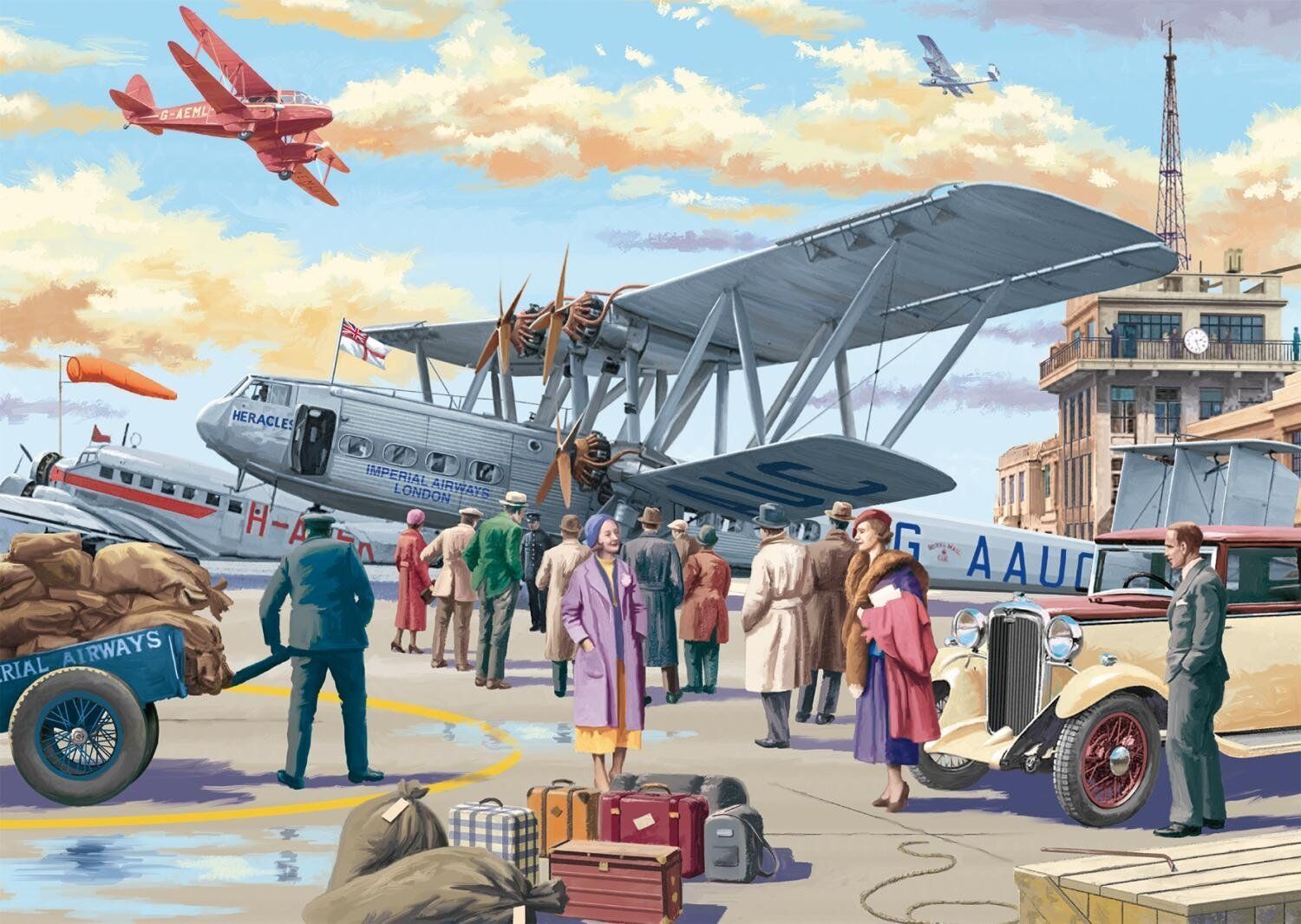 Buy Jumbo - Croydon Airport Puzzle 500pc