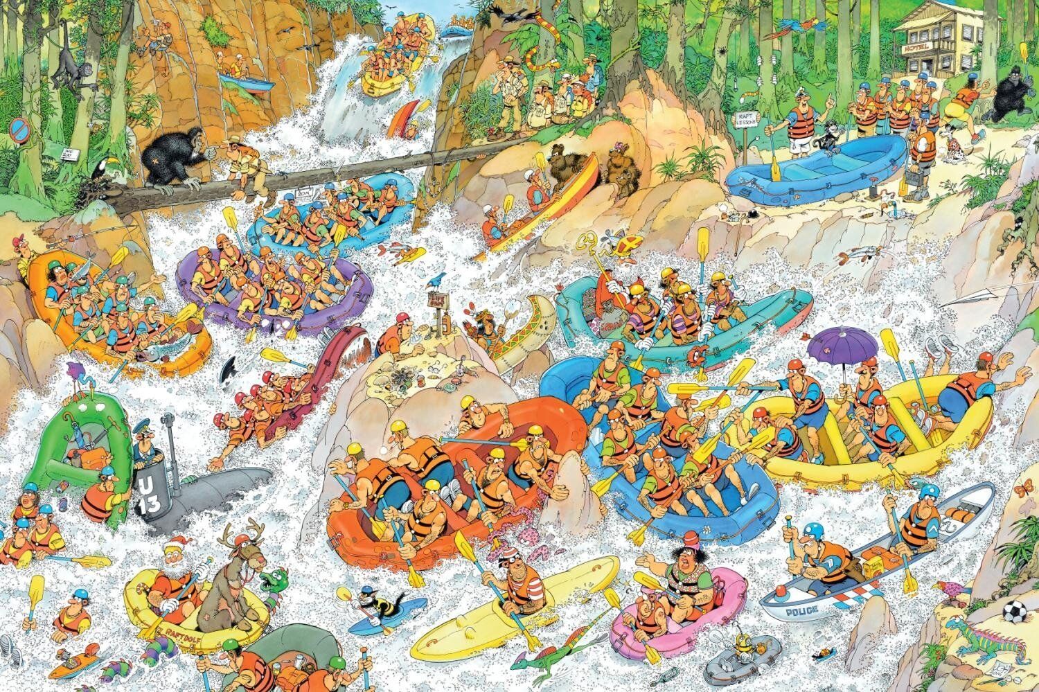 Buy Jumbo - Jan Van Haasteren Wild Water Rafting Puzzle 1500pc