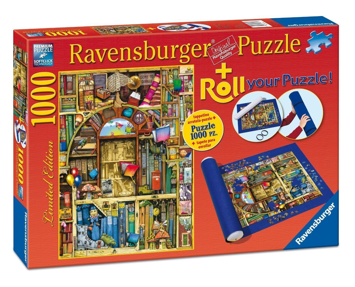 Buy Ravensburger - Bizarre Library 1000-Roll Your Puzzle