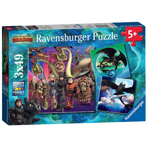 Buy Ravensburger - How to Train your Dragon Puzzle 3x49pc