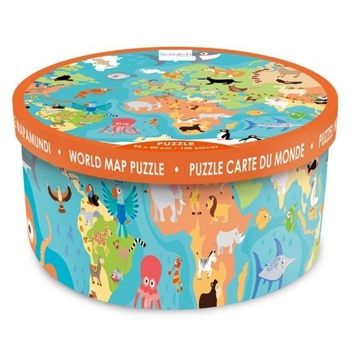 Buy Scratch Europe - Animals of the World Puzzle 100pc